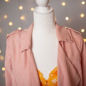 torrid | Jackets & Coats | Torrid Pink Blazer Cover Up Jacket Size ...